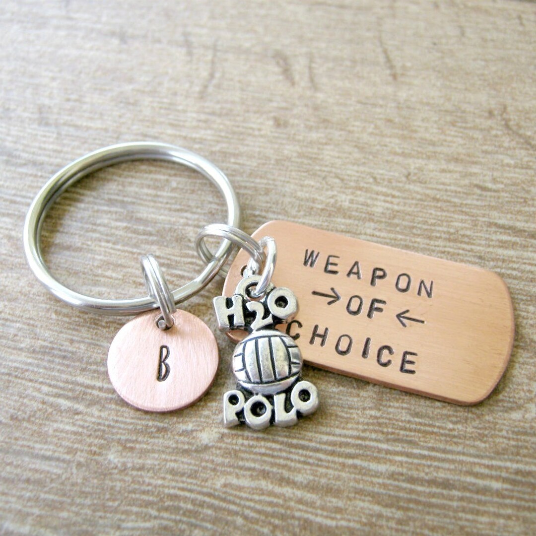 WATER POLO Keychain, Weapon of Choice, Water Polo Player Gift, Water ...