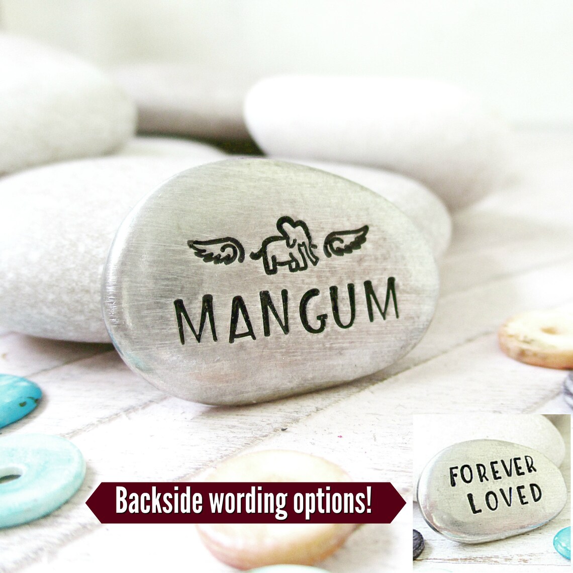 Personalized Elephant Memorial Keepsake Elephant Remembrance | Etsy