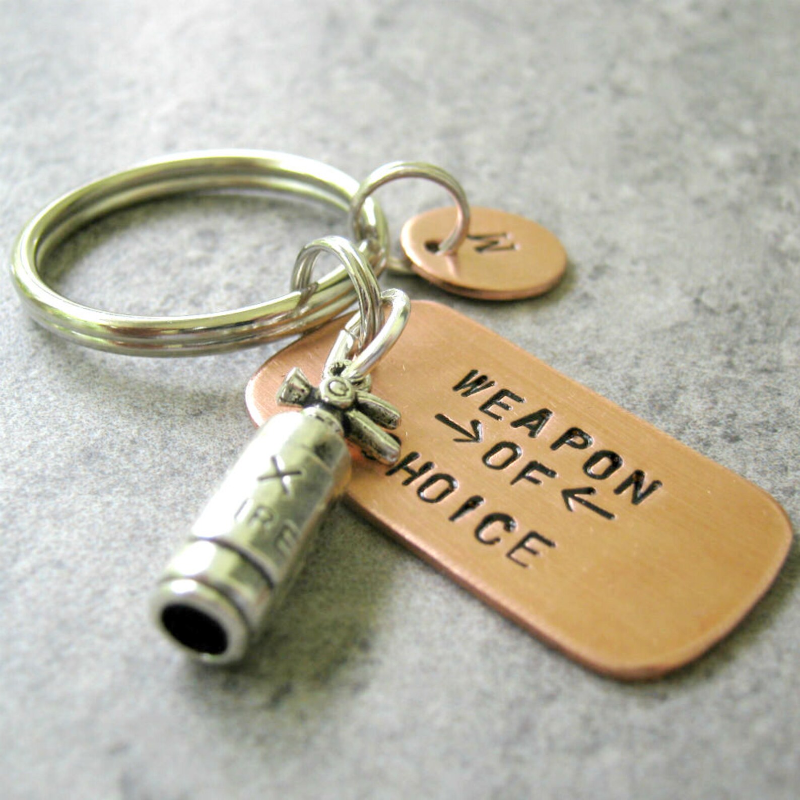 FIREMAN Keychain With Fire Extinguisher Charm Weapon of - Etsy