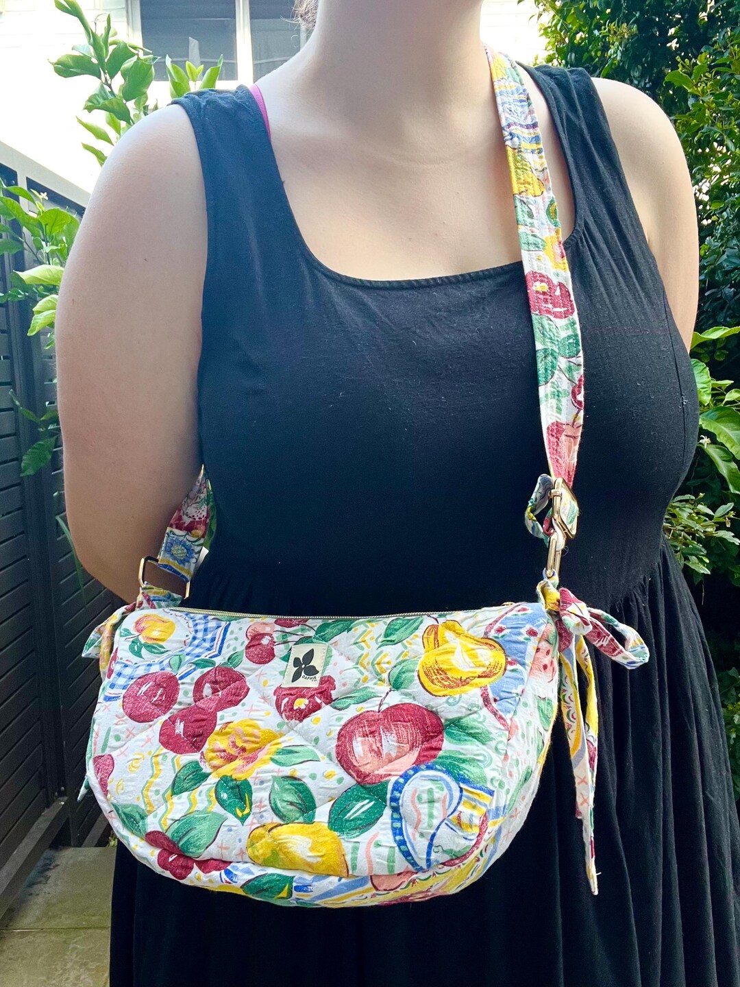 Mini Daphie Quilted Cross Body Bag - Italian Summer Print - Etsy