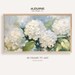 Summer Botanical Screensaver, Rustic Farmhouse White Hydrangea Frame TV ...