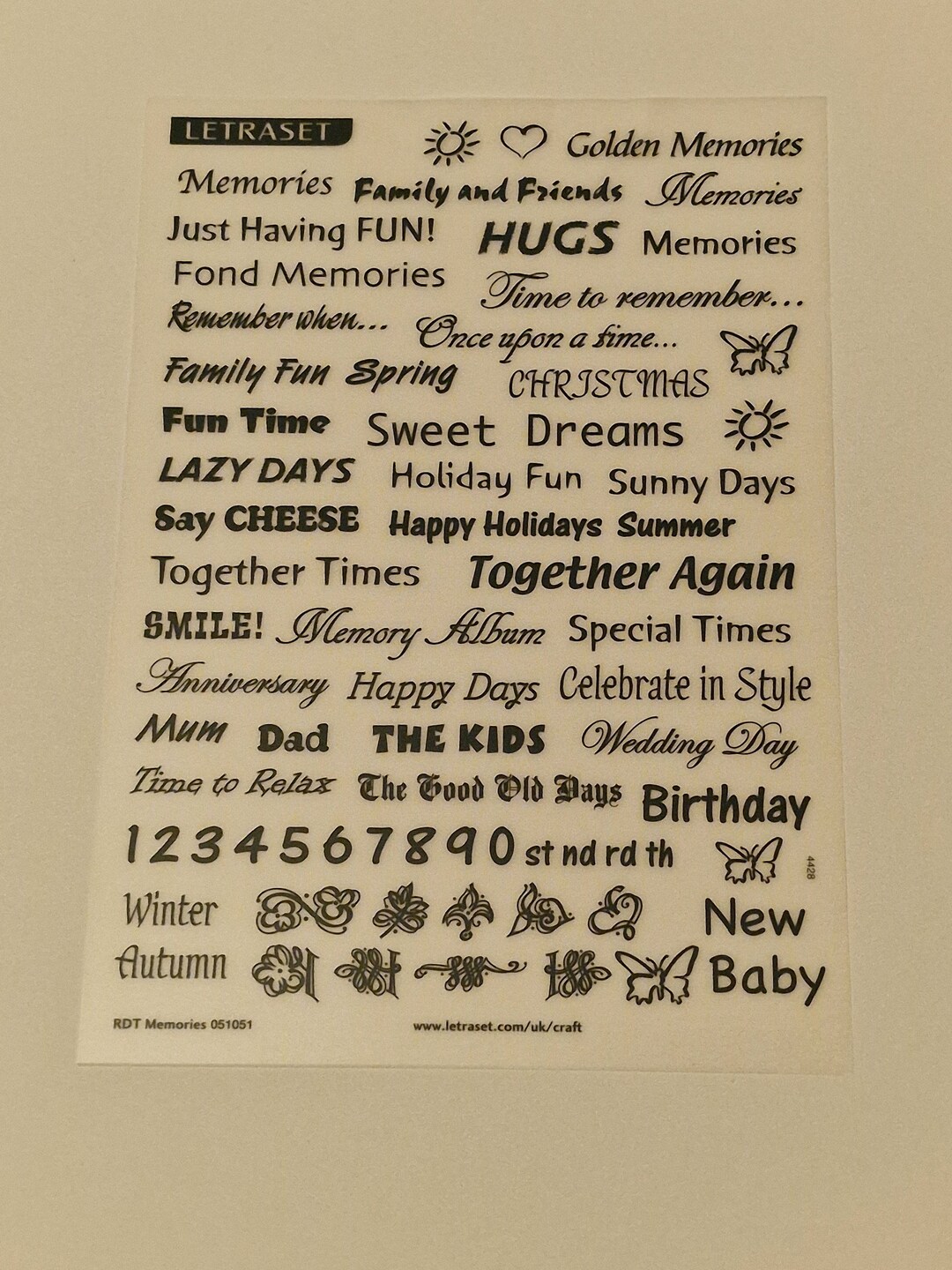 Letraset Various Dry Transfer Sheets - Etsy