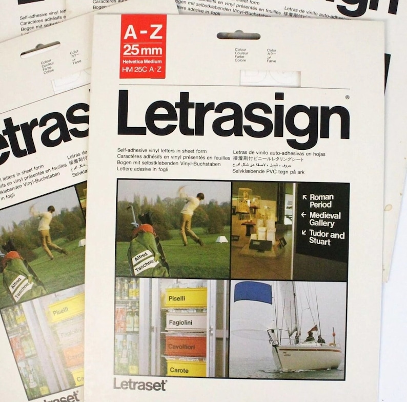 Letraset Letrasign Transfer Sheets - Etsy UK