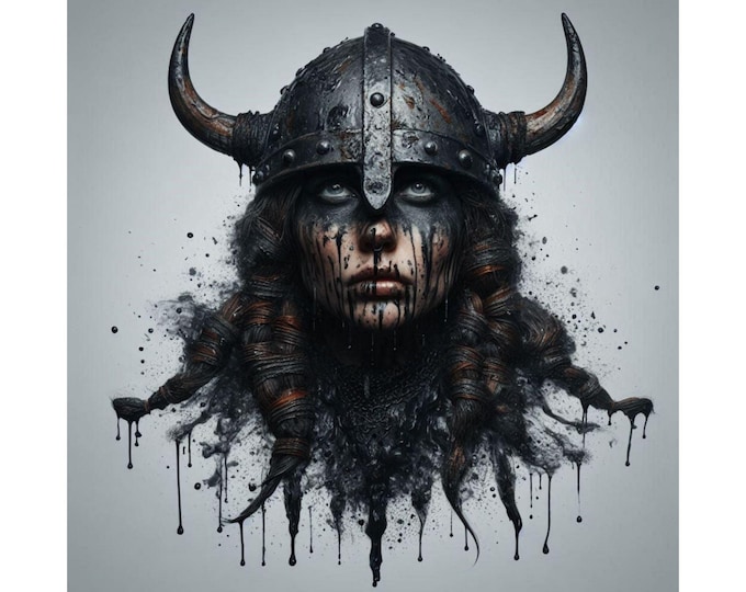 Viking Poster, Norse Warrior Queen, Viking Picture, Norse Picture ...