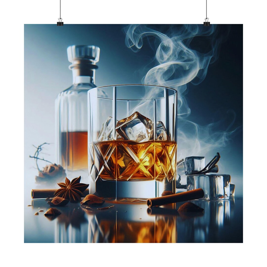 Whiskey Poster, Whisky Poster, Bourbon Poster, Scotch Poster, Bar ...