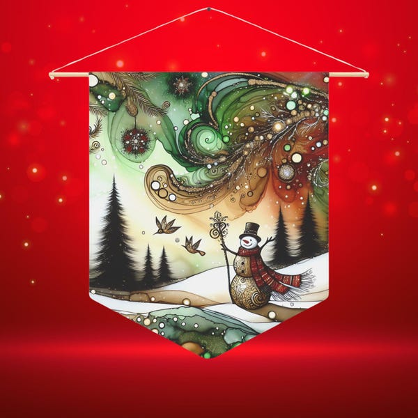 Snowman Banner - Etsy