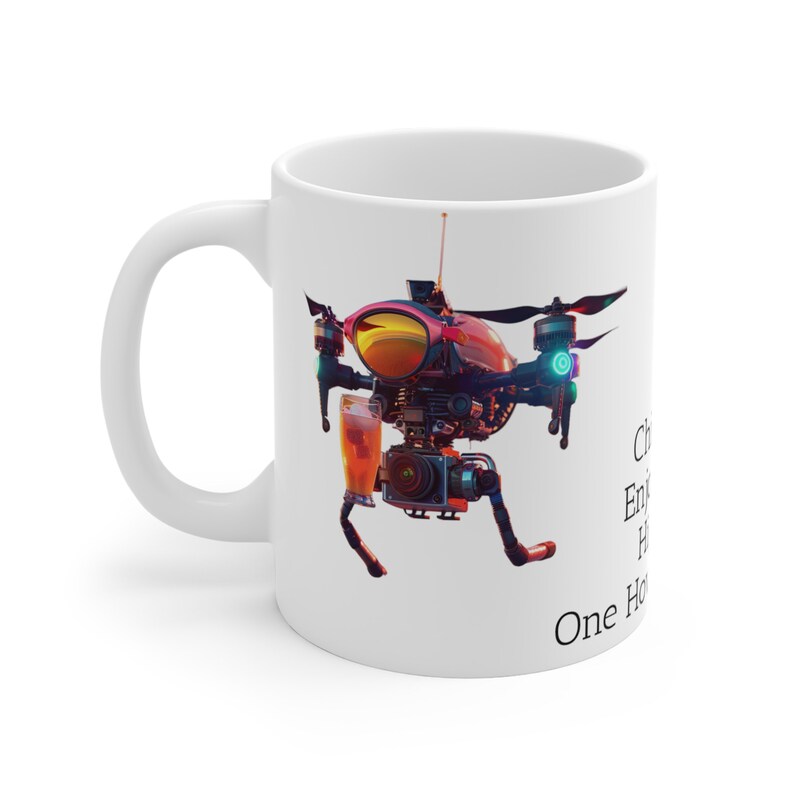 Drone Mug Chill Flyer: Enjoying the High Life, One Hover at a Time ...