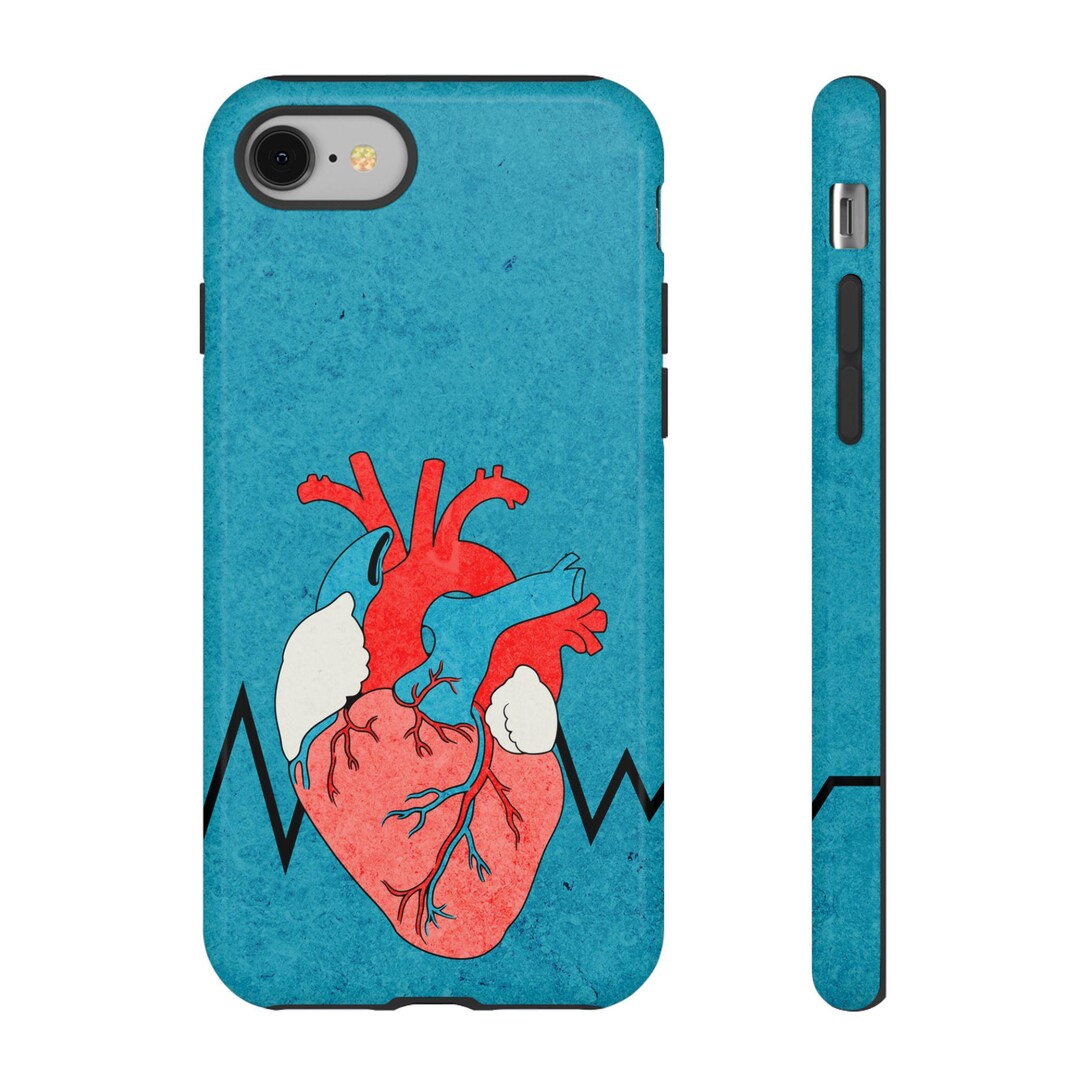 Blue Medical Anatomical Heart Tough Case - Etsy