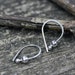 Tiny silver earrings / dainty earrings / gift for her / silver | Etsy