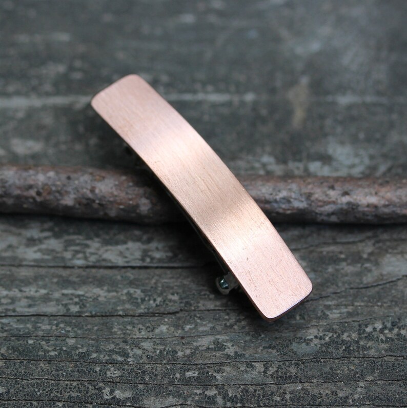 Copper Barrette / SMALL Barrette / Gift for Her / Jewelry Sale | Etsy