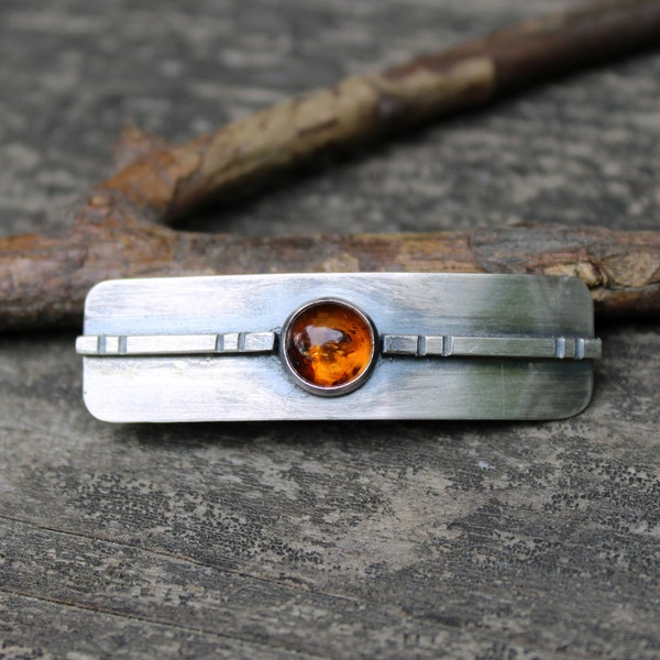 Silver Barrette - Etsy