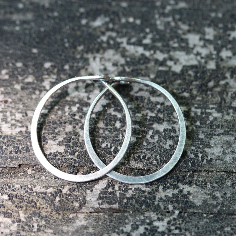 Sterling Silver Dangle Hoops / Hoops With Removable Dangle / - Etsy