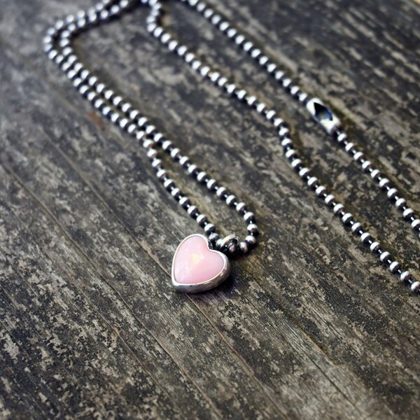 Pink Conch Sterling Necklace - Etsy