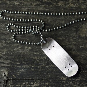 Skateboard Necklace / Sterling Silver Skateboard / Gift for Him ...