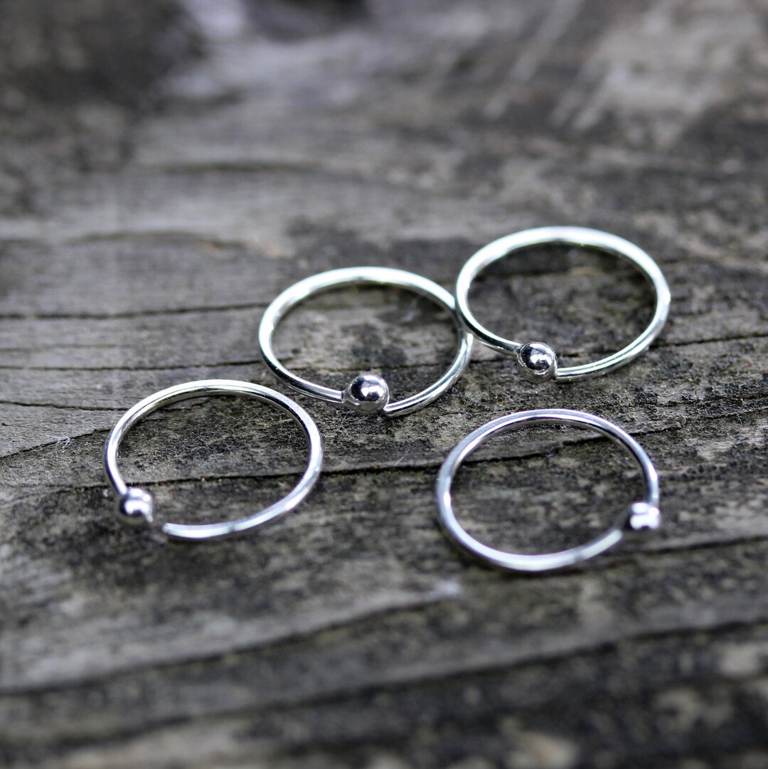 Tiny Sterling Silver Hoops / Tiny Earrings / Gift for Her / Jewelry ...