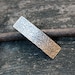 Hammered Sterling Silver Barrette / SMALL Silver Barrette / Simple ...