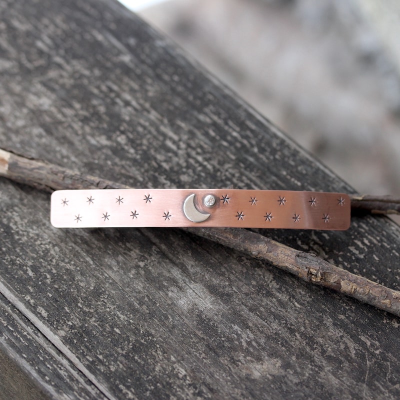 Copper Barrette - Etsy