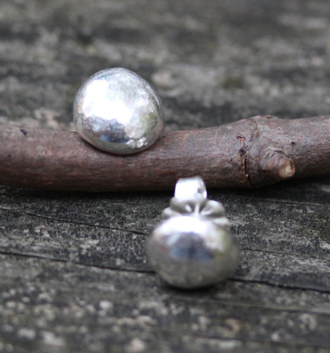 Sterling Silver Stud Earrings / LARGE Stud Earrings / Gift for - Etsy