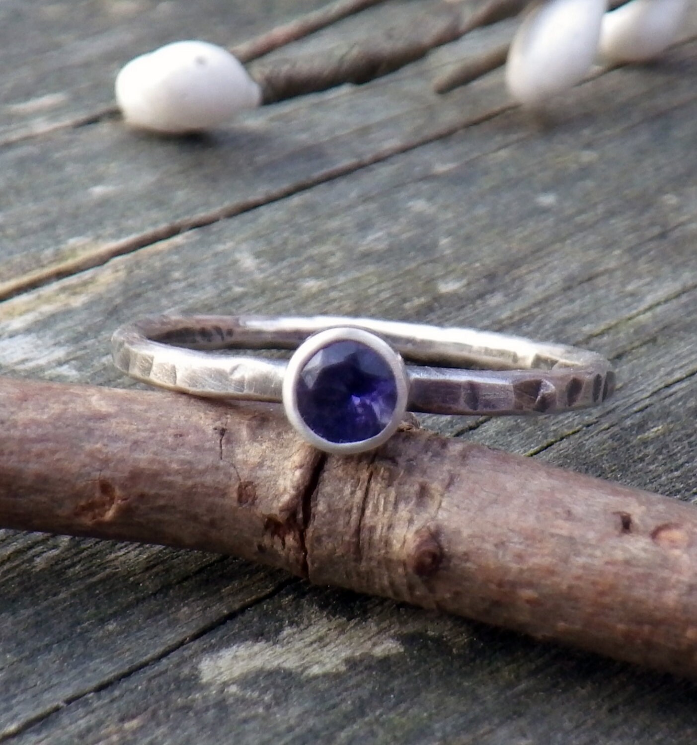 Iolite Ring / Purple Gemstone Ring / Gift for Her / Sterling - Etsy