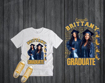 Graduate T-shirt Template - Etsy