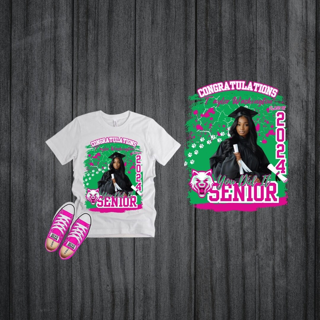 Editable Graduation T- Shirt Template in Canva - Etsy