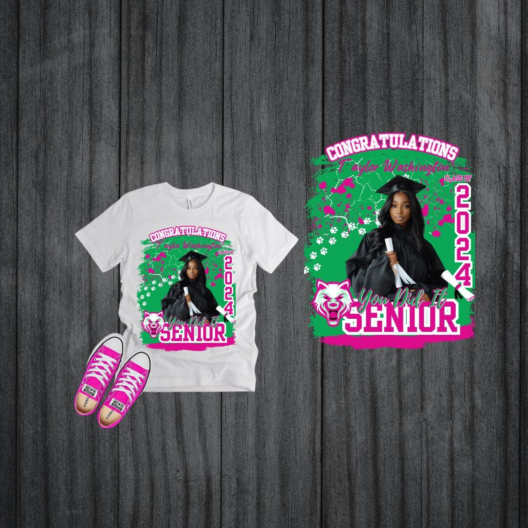 Editable Graduation T- Shirt Template in Canva - Etsy