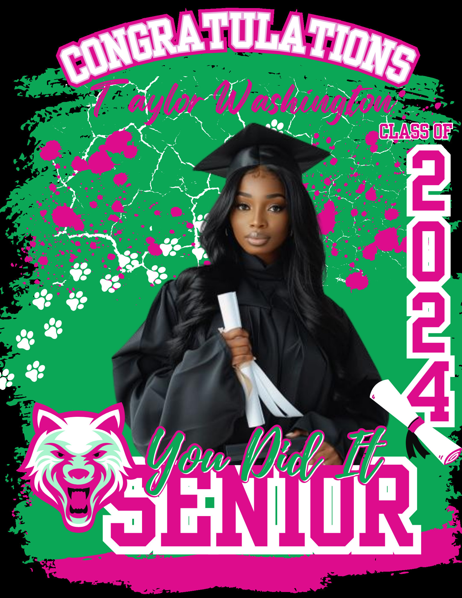 Editable Graduation T- Shirt Template in Canva - Etsy