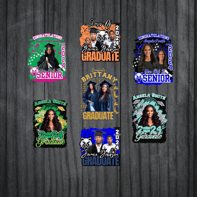 Canva Editable Graduation Shirt Design Templates - Etsy