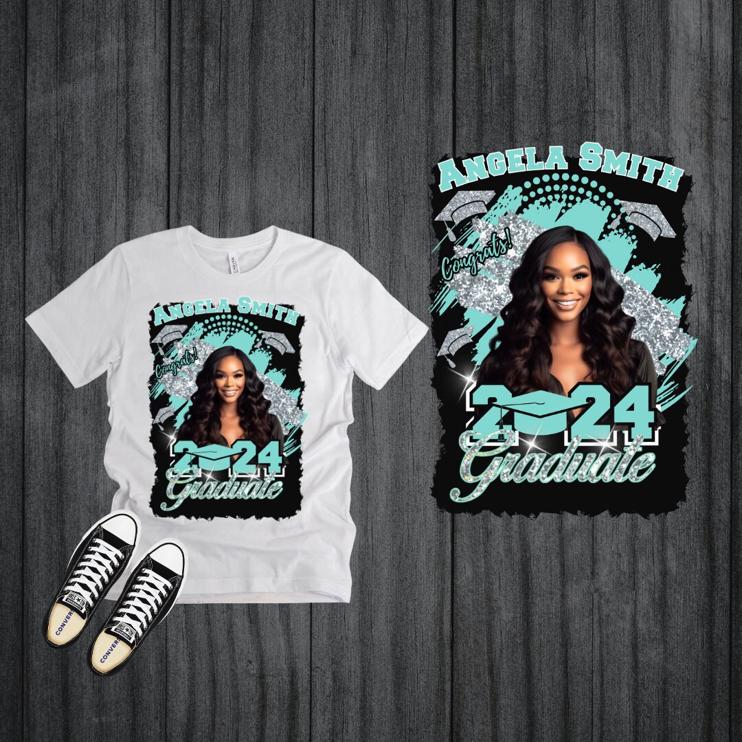 Editable Graduation T-shirt Template - Etsy