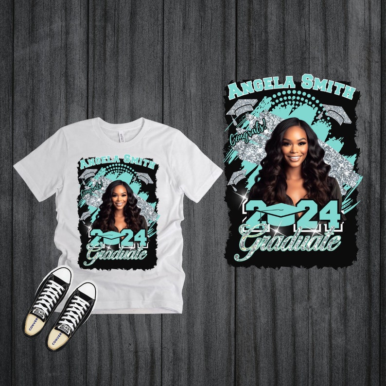 Editable Graduation T-shirt Template - Etsy