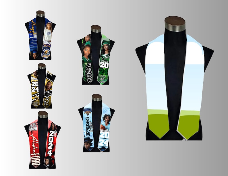 Canva Stole Frame Mockup Template - Etsy