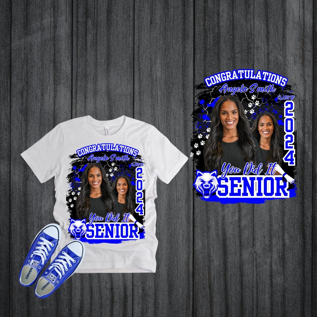 Editable Graduation T-shirt Template - Etsy