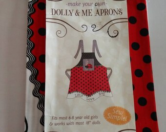 18 Dolly and Me Matching Whimsical Print Aprons Toys Doll Clothing etna ...