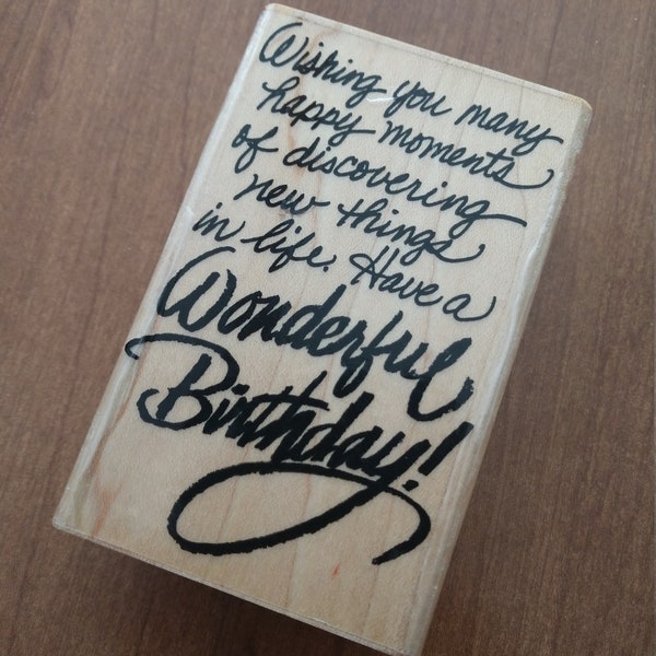 Message Rubber Stamp - Etsy