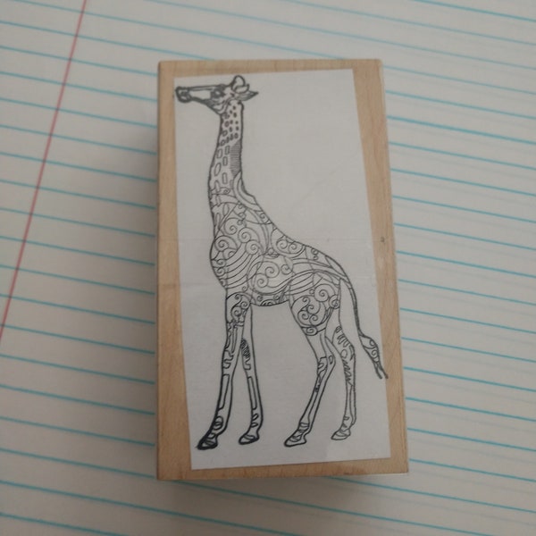 Giraffe Stamp - Etsy