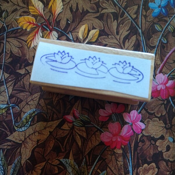 Lily Rubber Stamp - Etsy