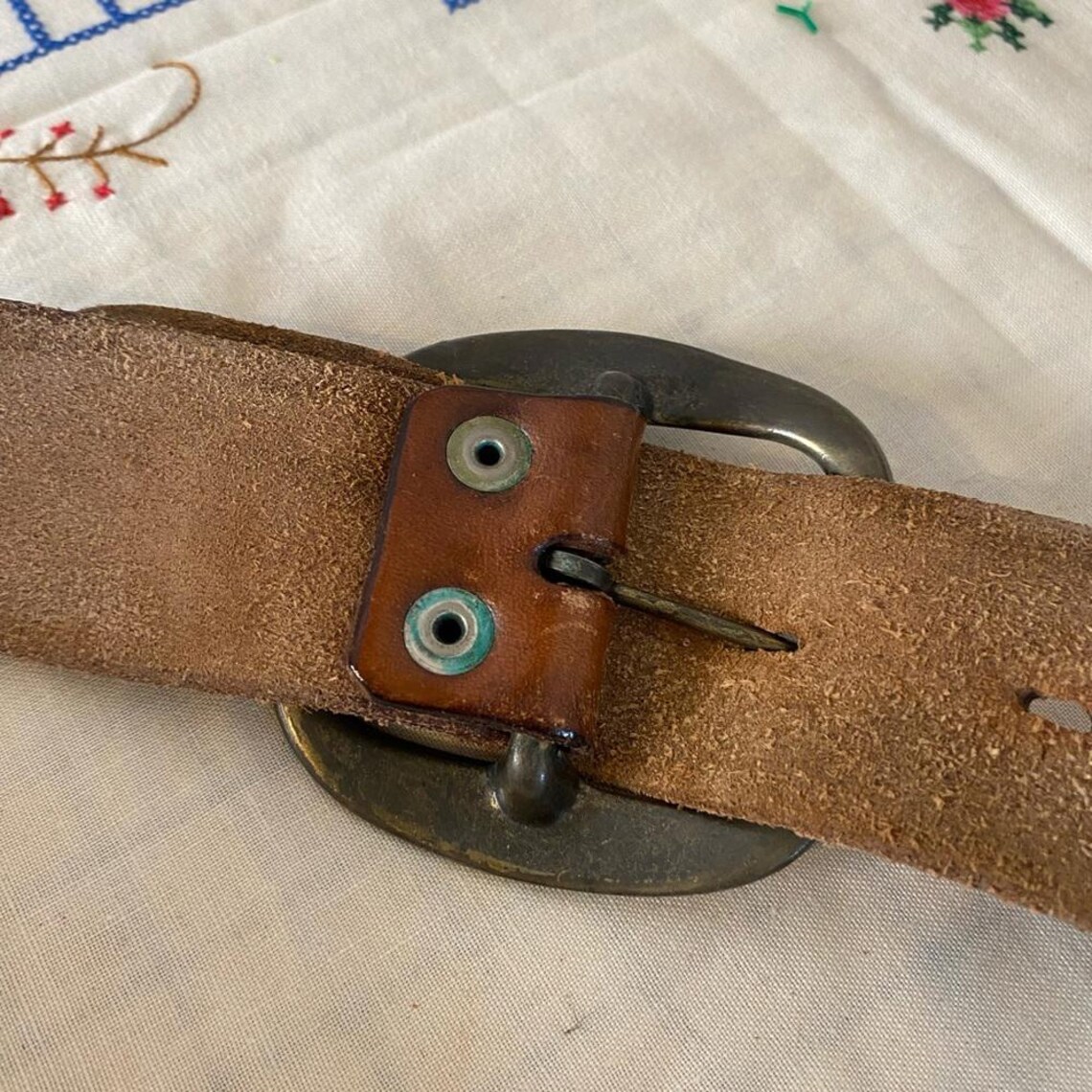 Vintage 60s/70s Tooled Namesake Leather Belt - Etsy