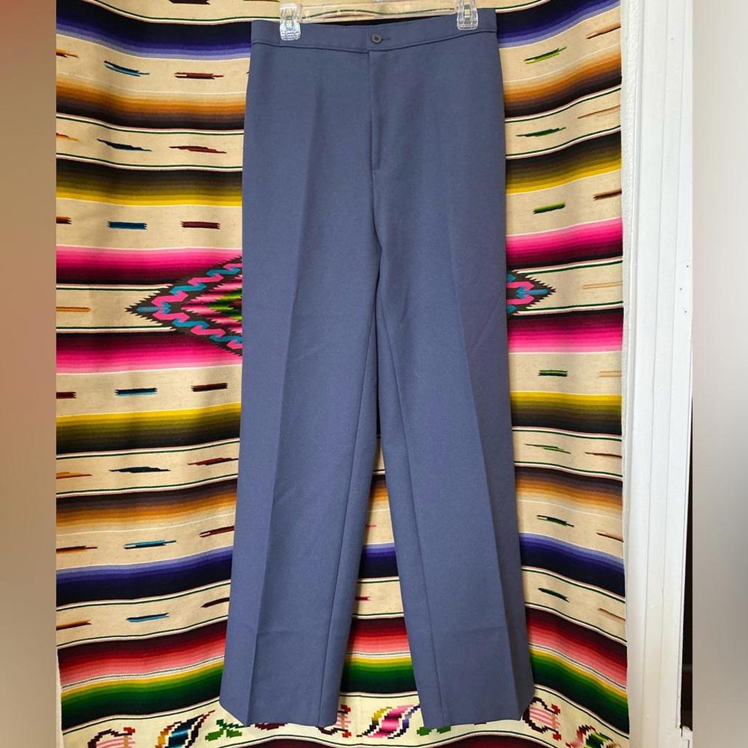 70s Vintage Purple Levi's Bend Over Trouser Pants - Etsy