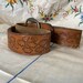 Vintage 60s/70s Tooled Namesake Leather Belt - Etsy