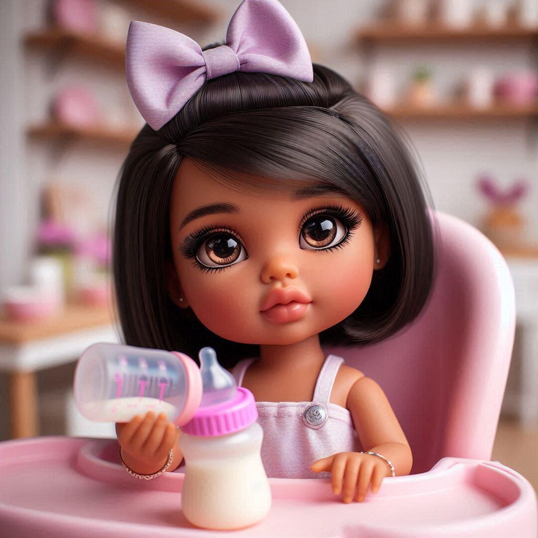 Custom Baby Doll Feeding Time Photo of You - Etsy