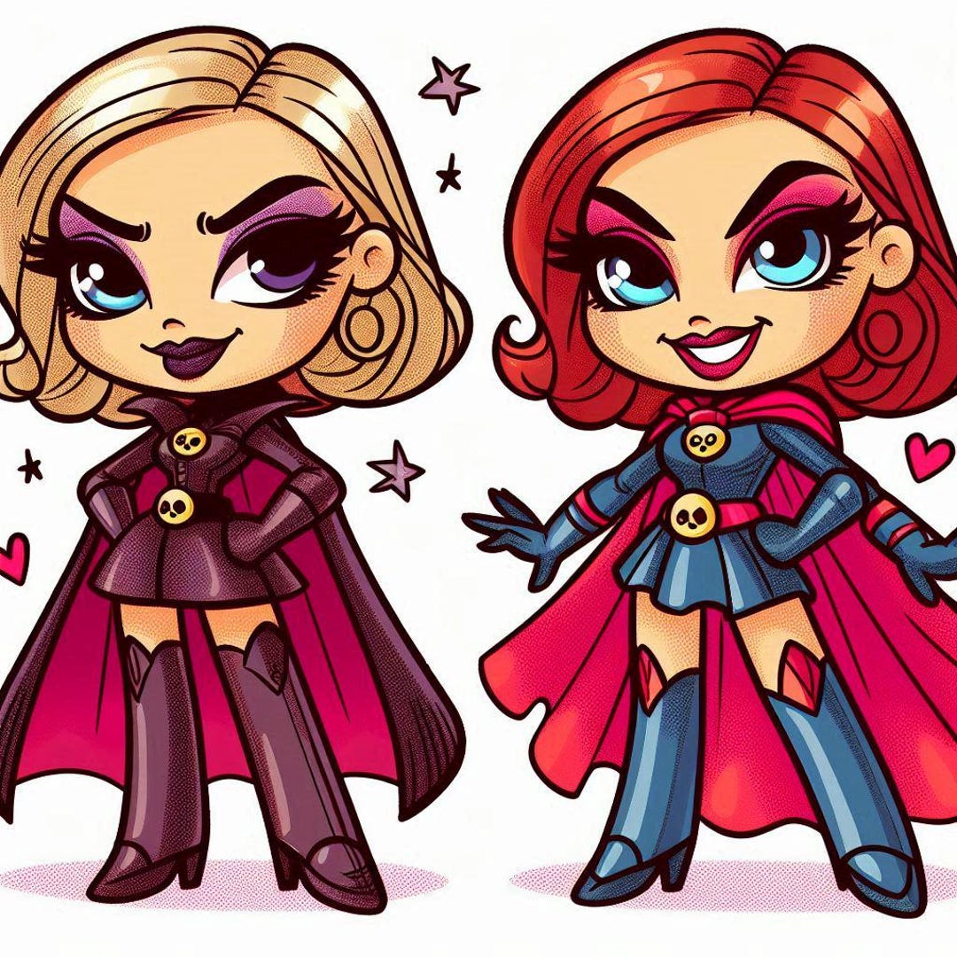 Custom Sketch Supervillain Doll Image of You - Etsy