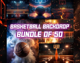 Basketball Backdrop | Gameday | Stadium | Sports | Poster | Photoshop ...