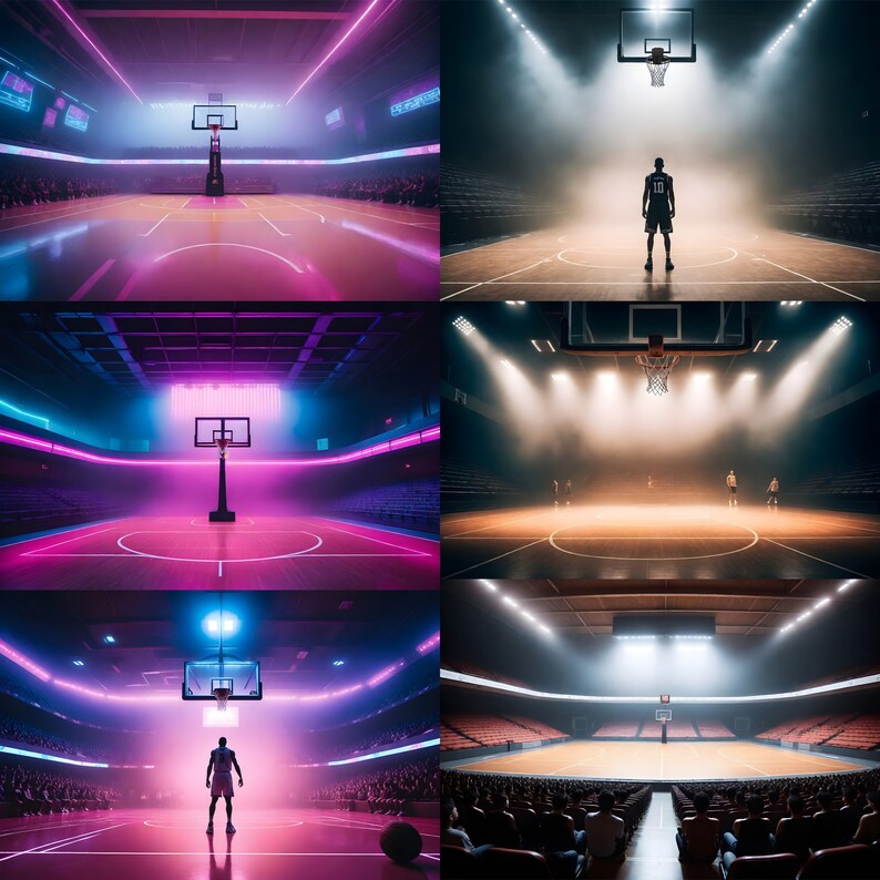 Basketball Backdrop | Gameday | Stadium | Sports | Poster | Photoshop ...