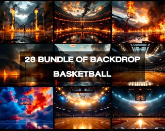 Basketball Backdrop | Gameday | Stadium | Sports | Poster | Photoshop ...