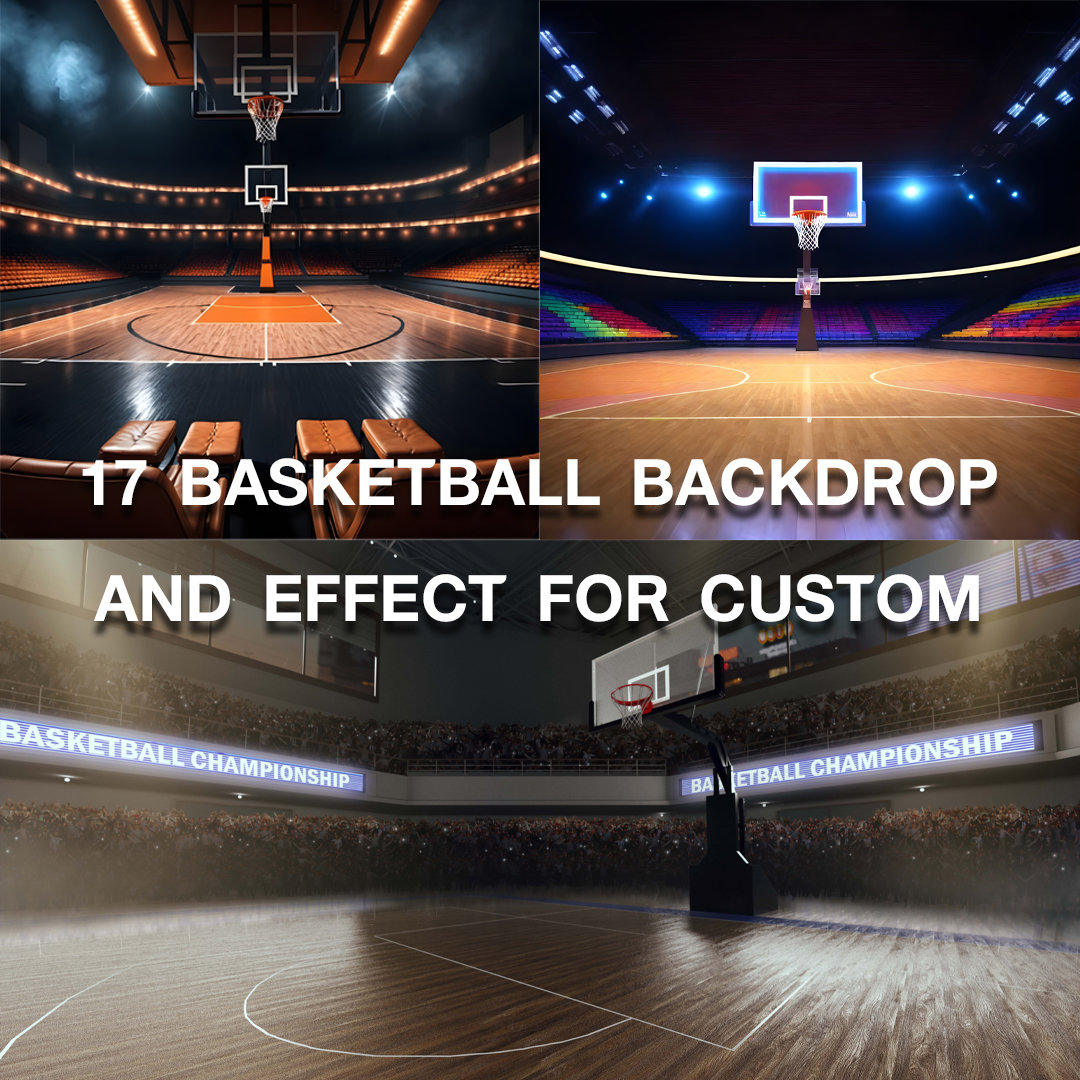 Basketball Backdrop | Gameday | Stadium | Sports | Poster | Photoshop ...
