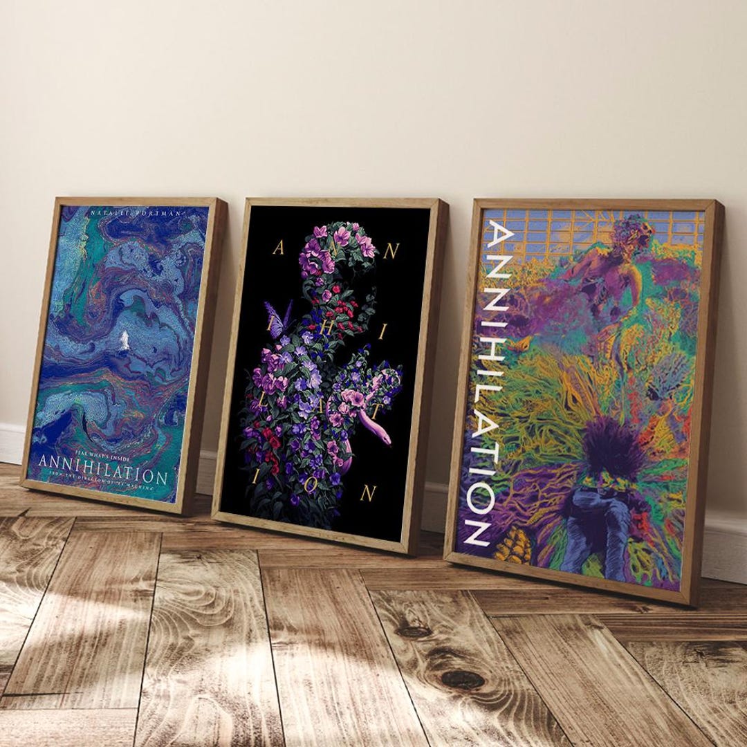 Annihilation Movie Poster, Retro Aesthetic Room Decor, Movie Wall Art ...
