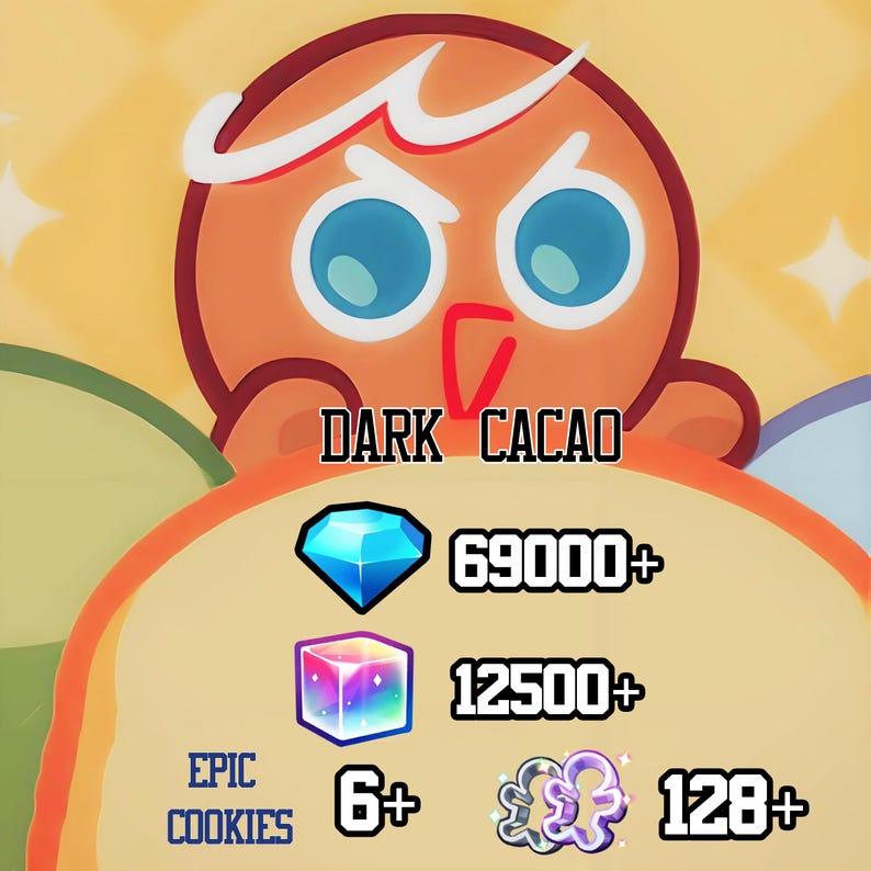 DARK CACAO - 12500+ Rainbow Cubes 6+ Epic Cookies-128+ Cookie Cutters -69000+ Crystals-cookie ...