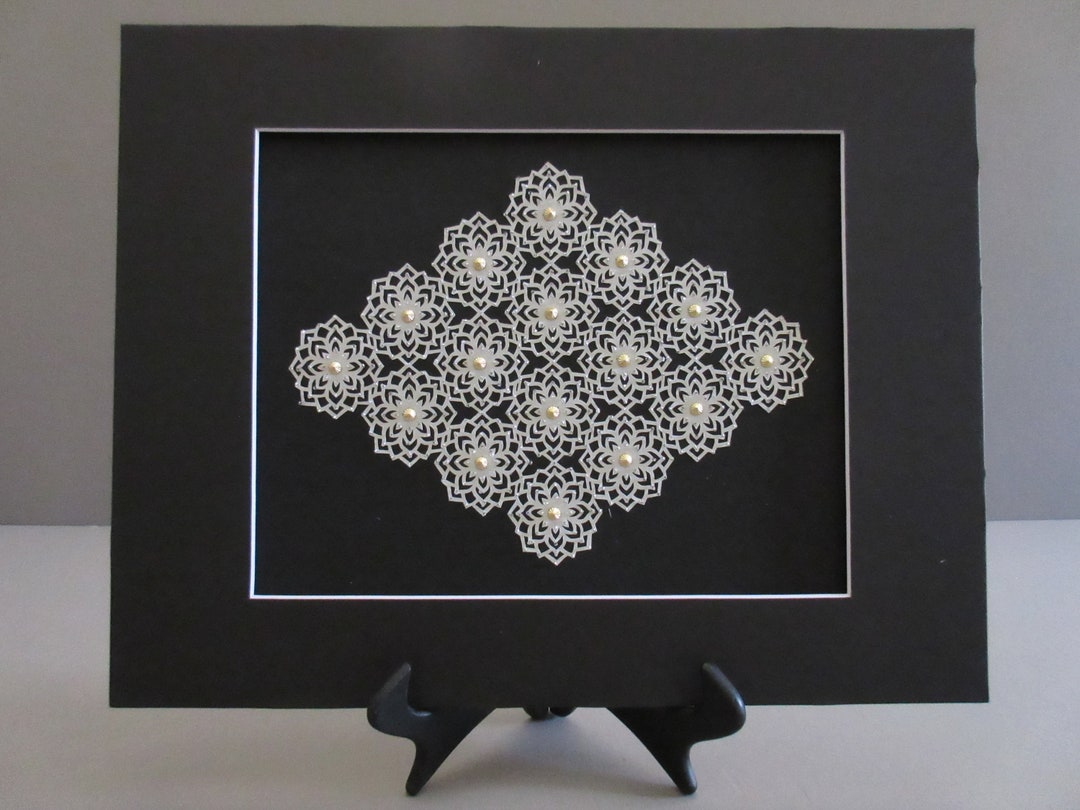 Luminosity Original Paper Cutting Abstract Lace Hand Cut Paper Sewn ...