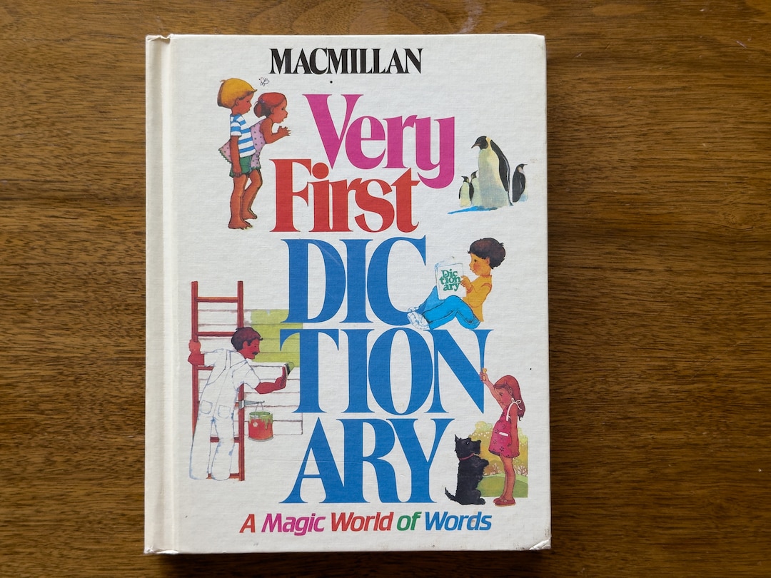 Vintage Book - Macmillan Very First Dictionary - 1983 - Etsy