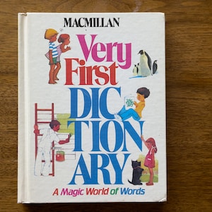 Vintage Book - Macmillan Very First Dictionary - 1983 - Etsy